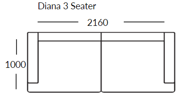 Diana Sofa | 2-Seater and 2.5-Seater Sofa | Gatsby Living